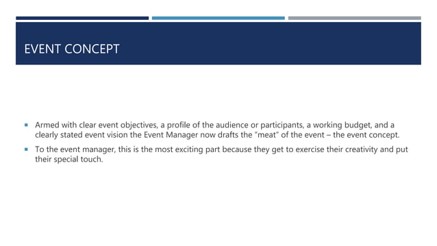 The event concept | PPTX