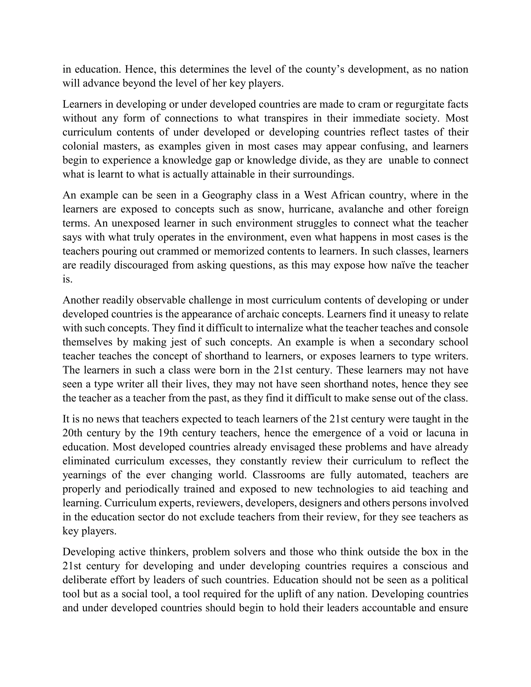 The ever changing world | PDF