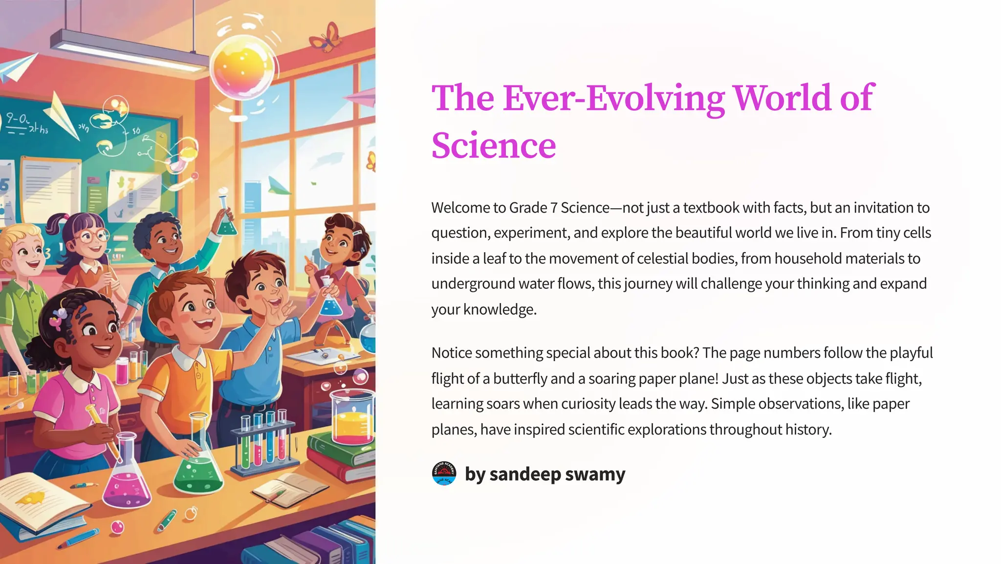 The ever evoilving world of science /7th class science curiosity ...