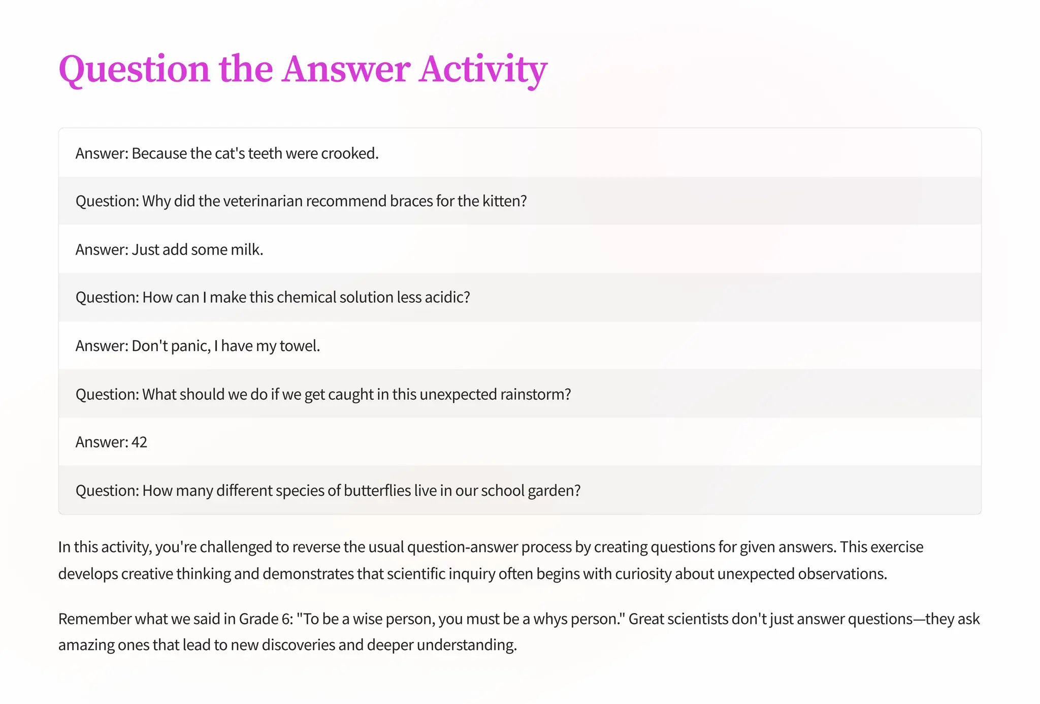 The ever evoilving world of science /7th class science curiosity ...