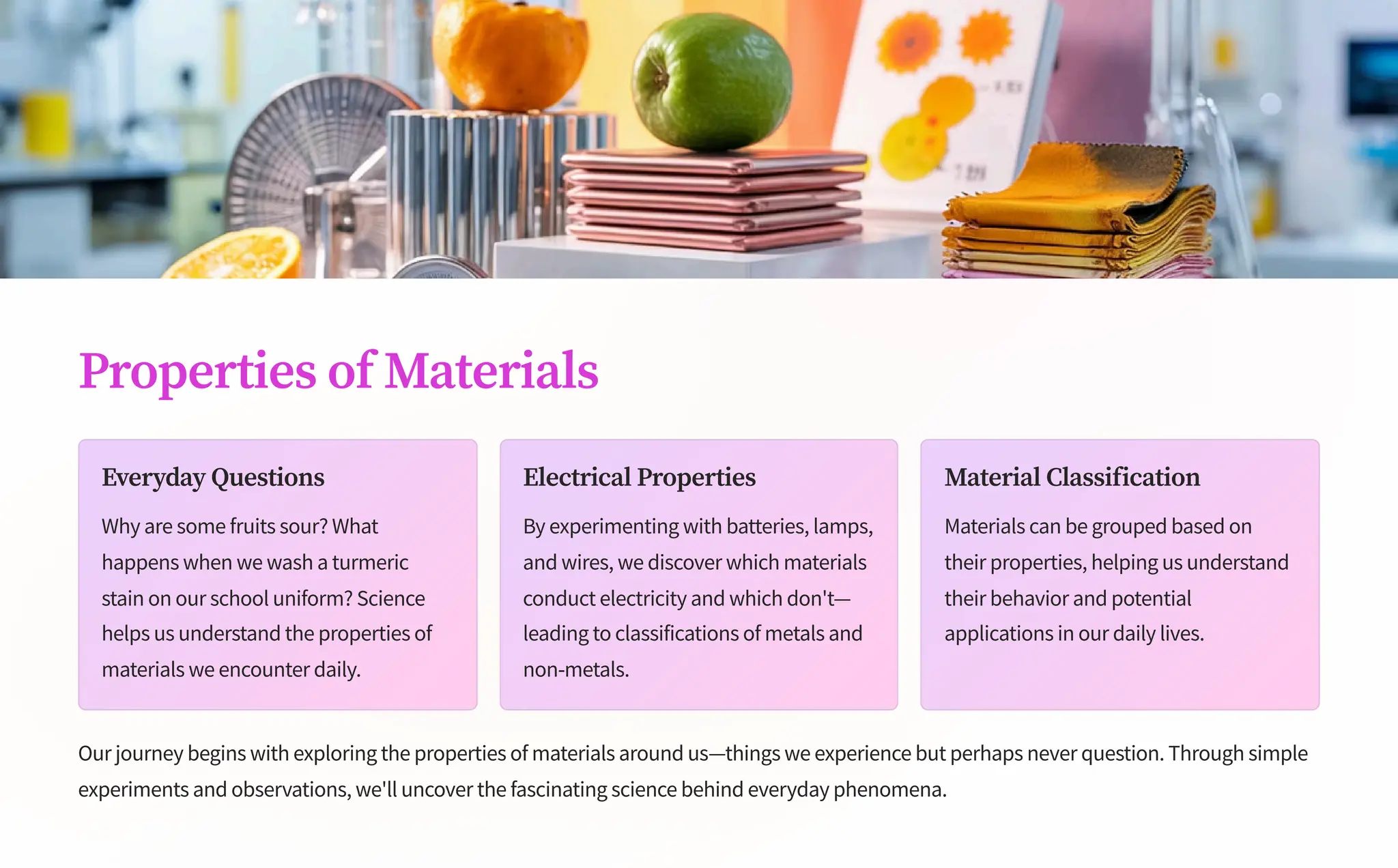 The ever evoilving world of science /7th class science curiosity /samyans academy | PDF