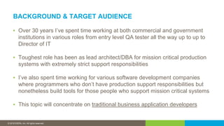 IDERA Live | The Ever Growing Science of Database Migrations | PPTX