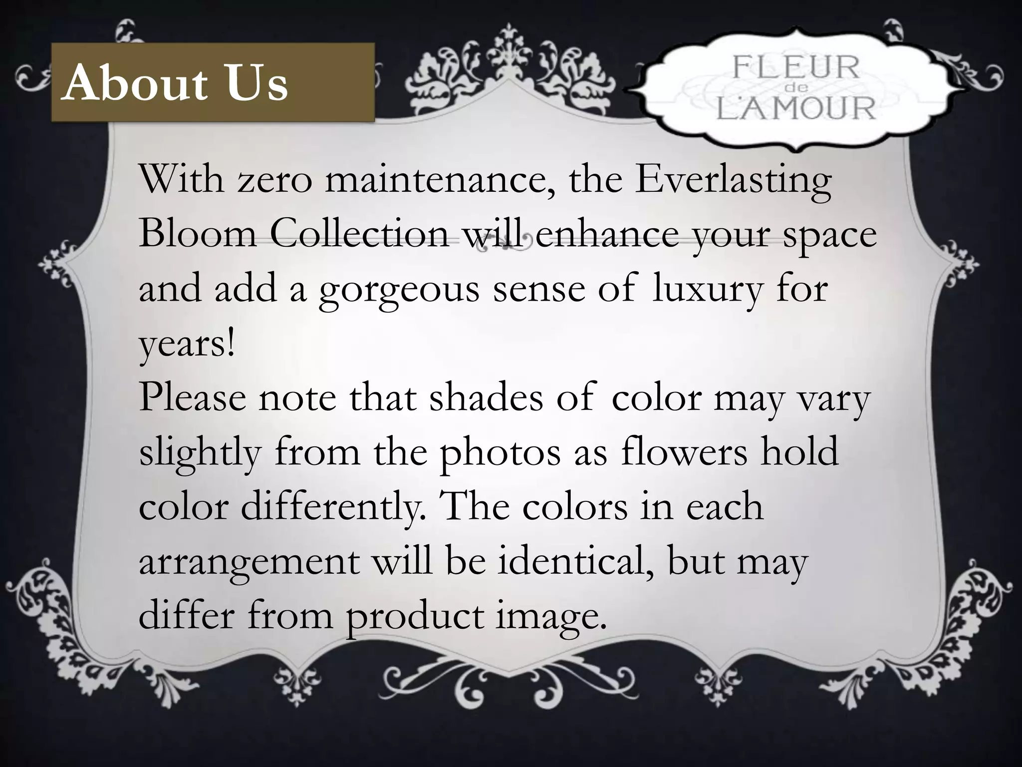 The everlasting experience | PPTX