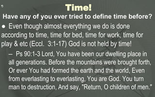 The Everlasting God! | PPTX