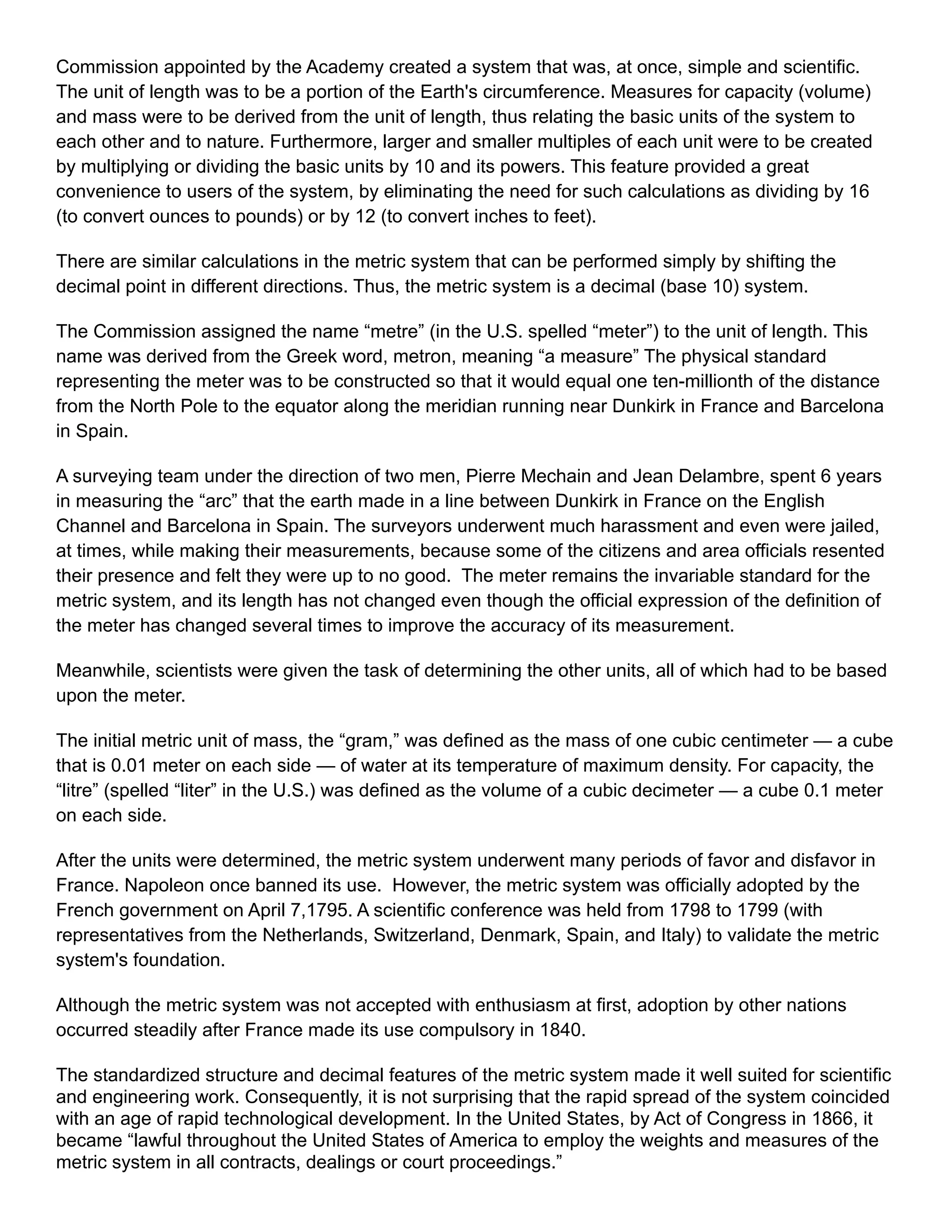 The everyday metric system | PDF