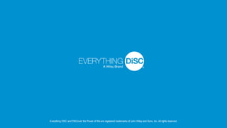 The Everything DiSC Difference | PPT