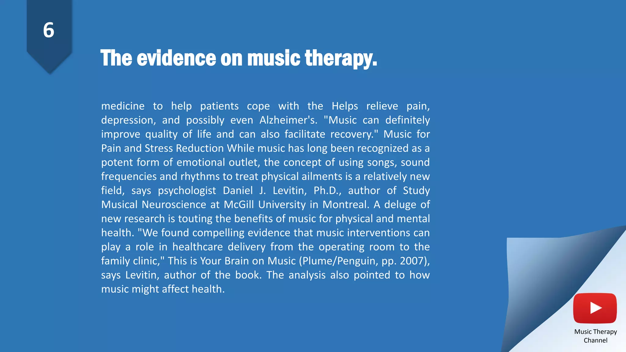 The evidence on music therapy.pdf