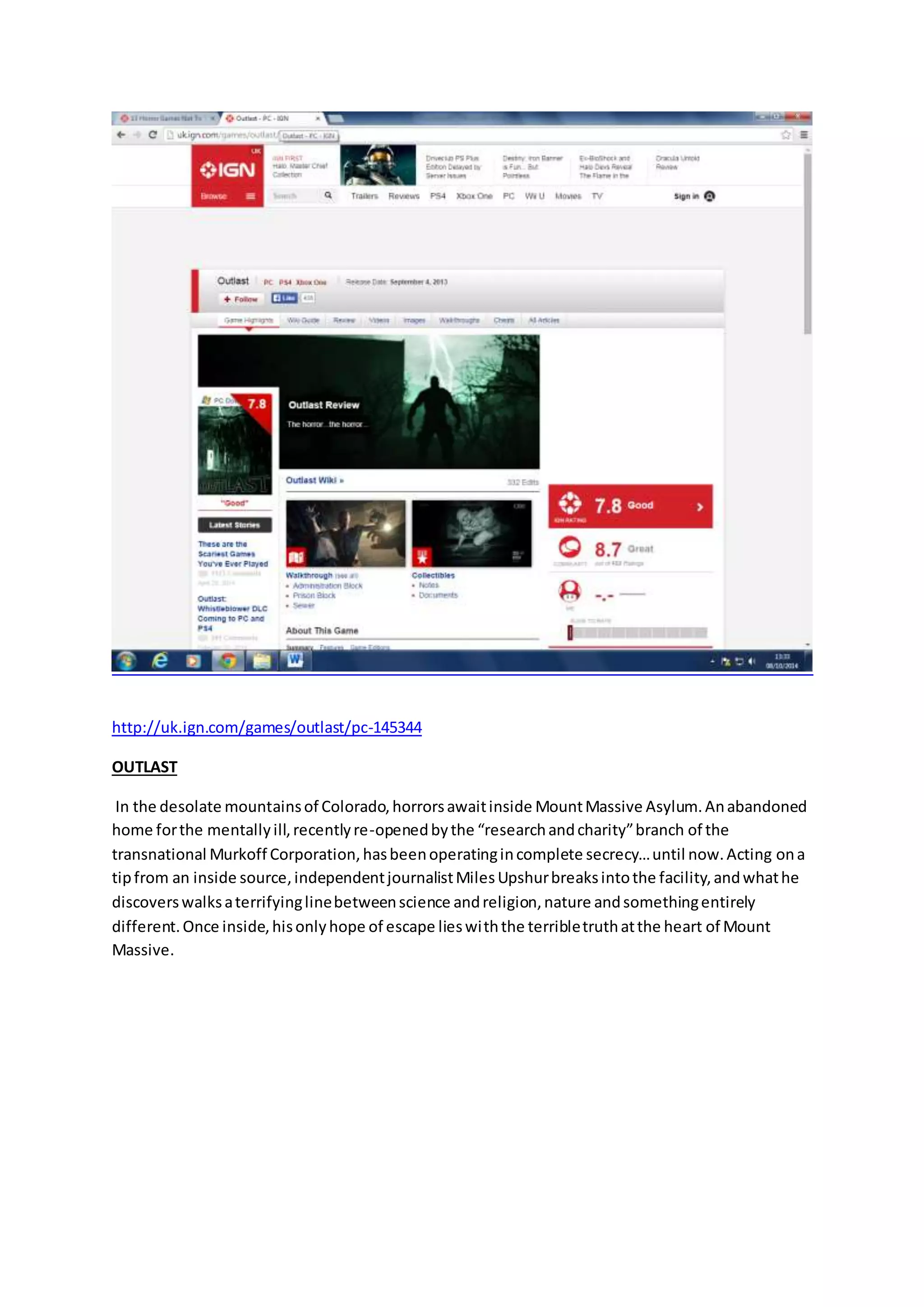 gaming research | DOCX