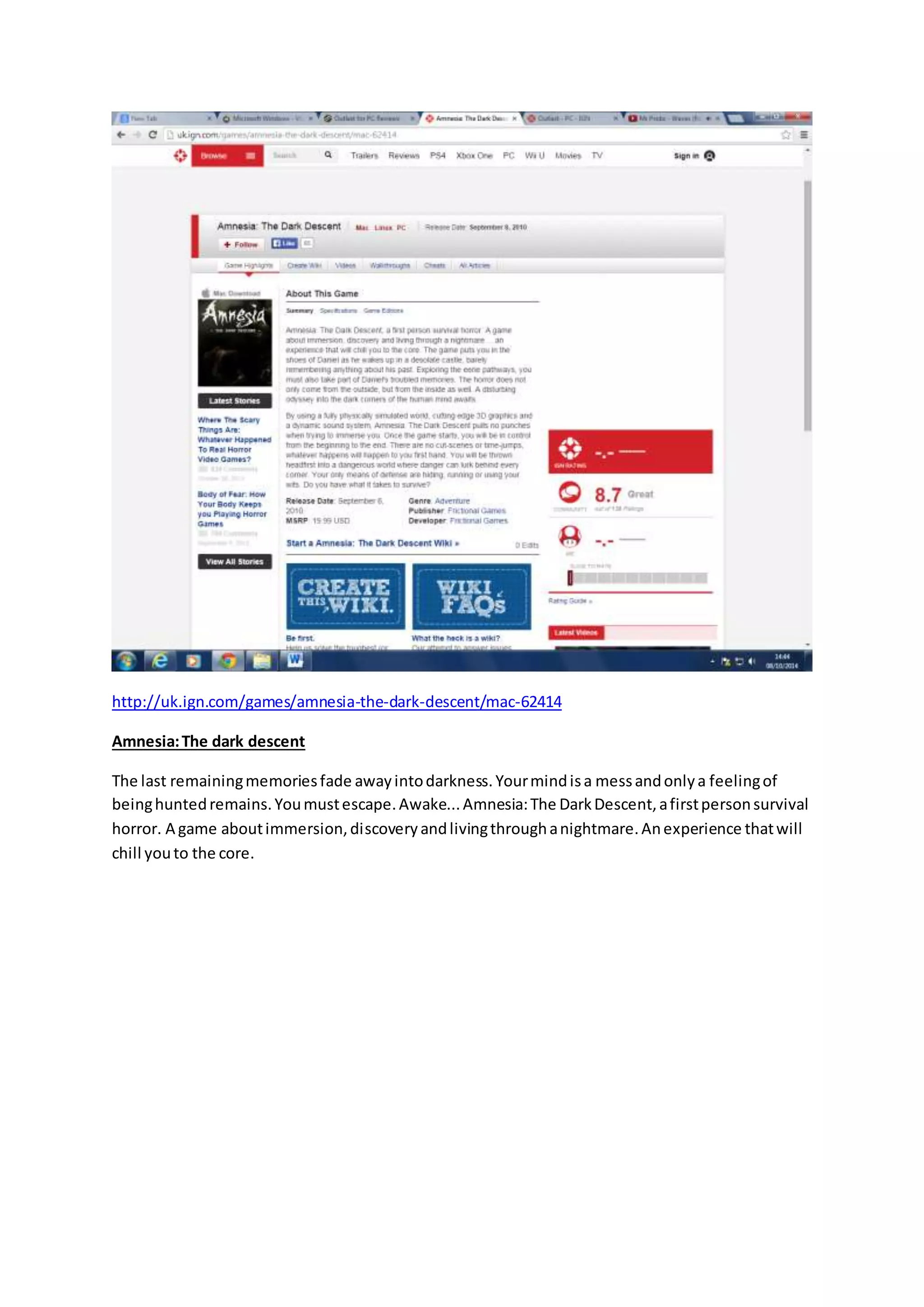 gaming research | DOCX