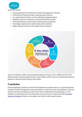 The Evolution and Growth of Financial Planning in India | PDF