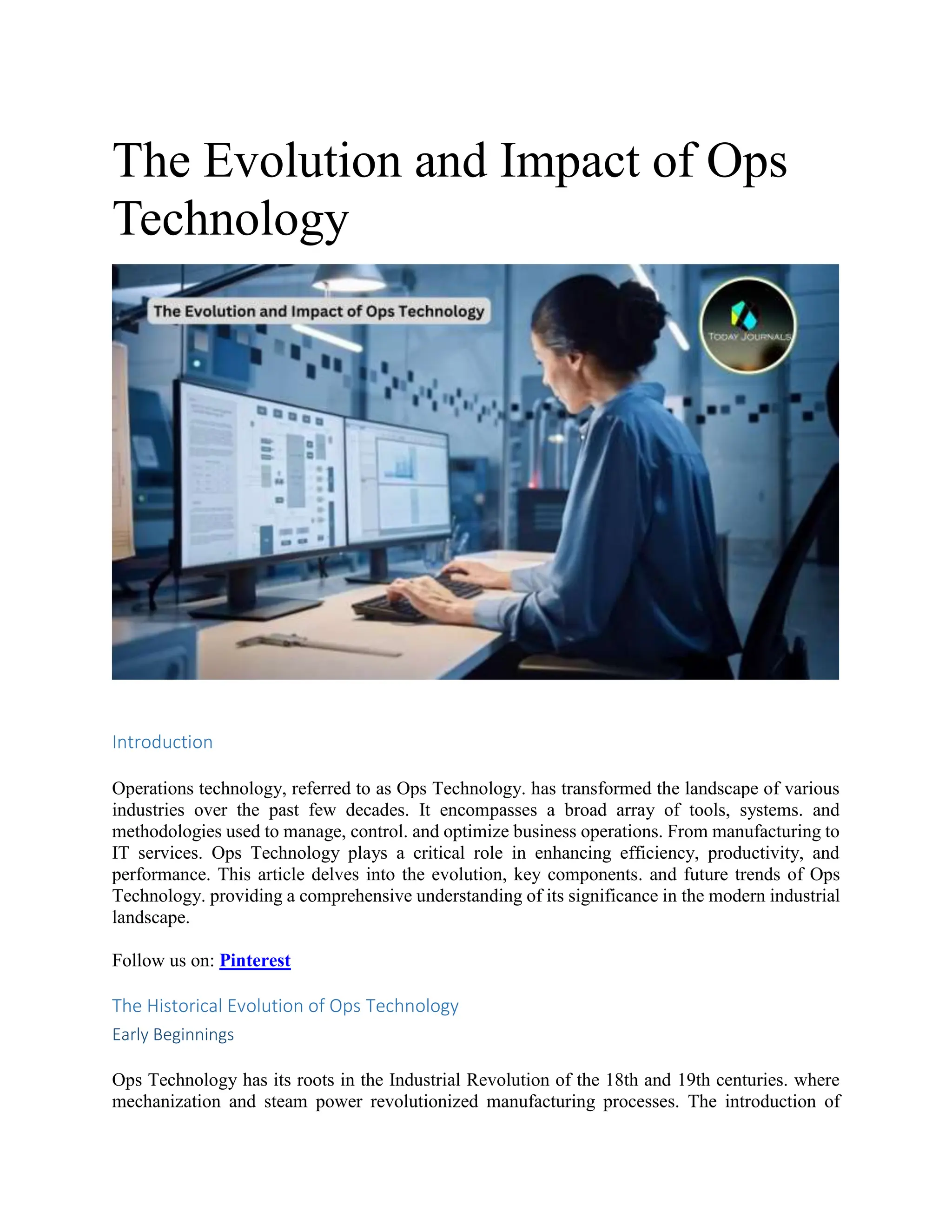 The Evolution and Impact of Ops Technology.docx