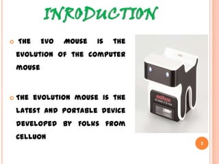 The evolution mouse by celluon | PPTX