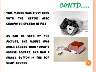 The evolution mouse by celluon | PPTX