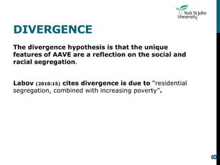 The Evolution of African American Vernacular English (AAVE) Use in Hip ...
