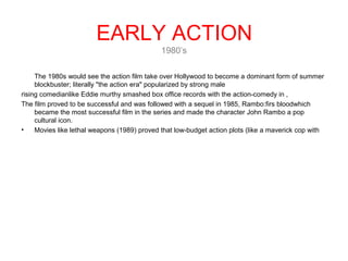 The evolution of action film genre | PPT | Western | Genres