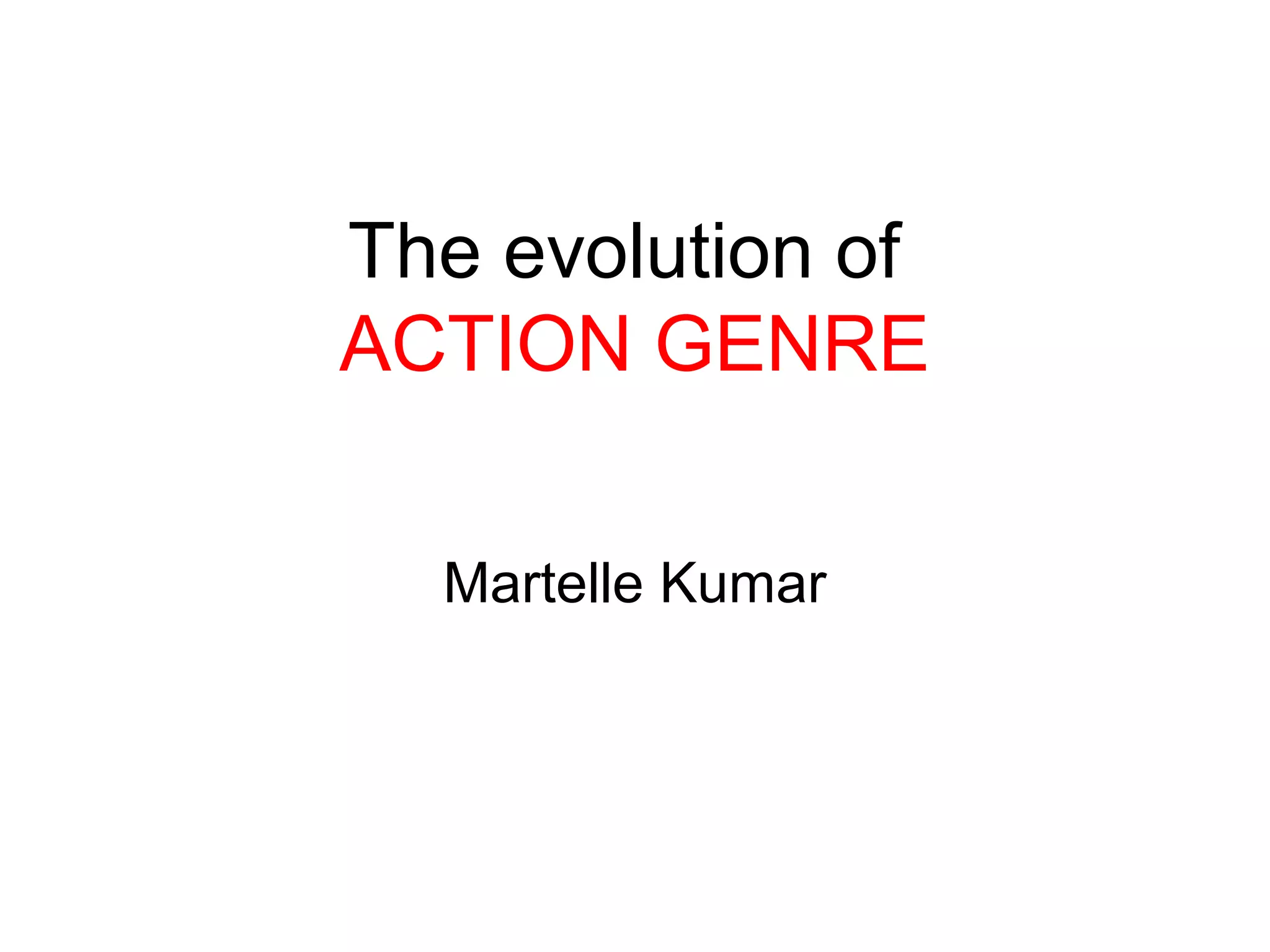 The evolution of action film genre | PPT