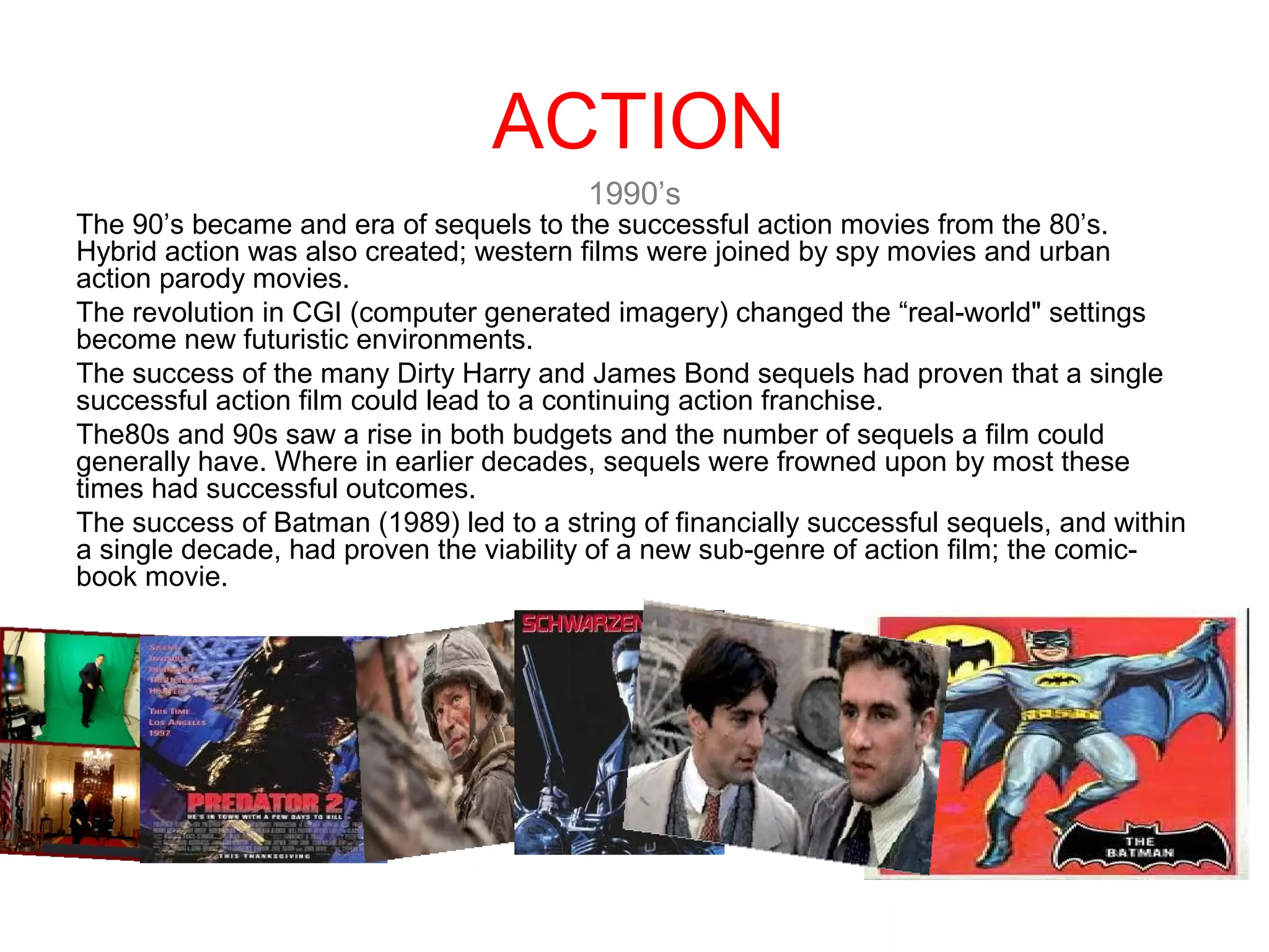 The evolution of action film genre | PPT