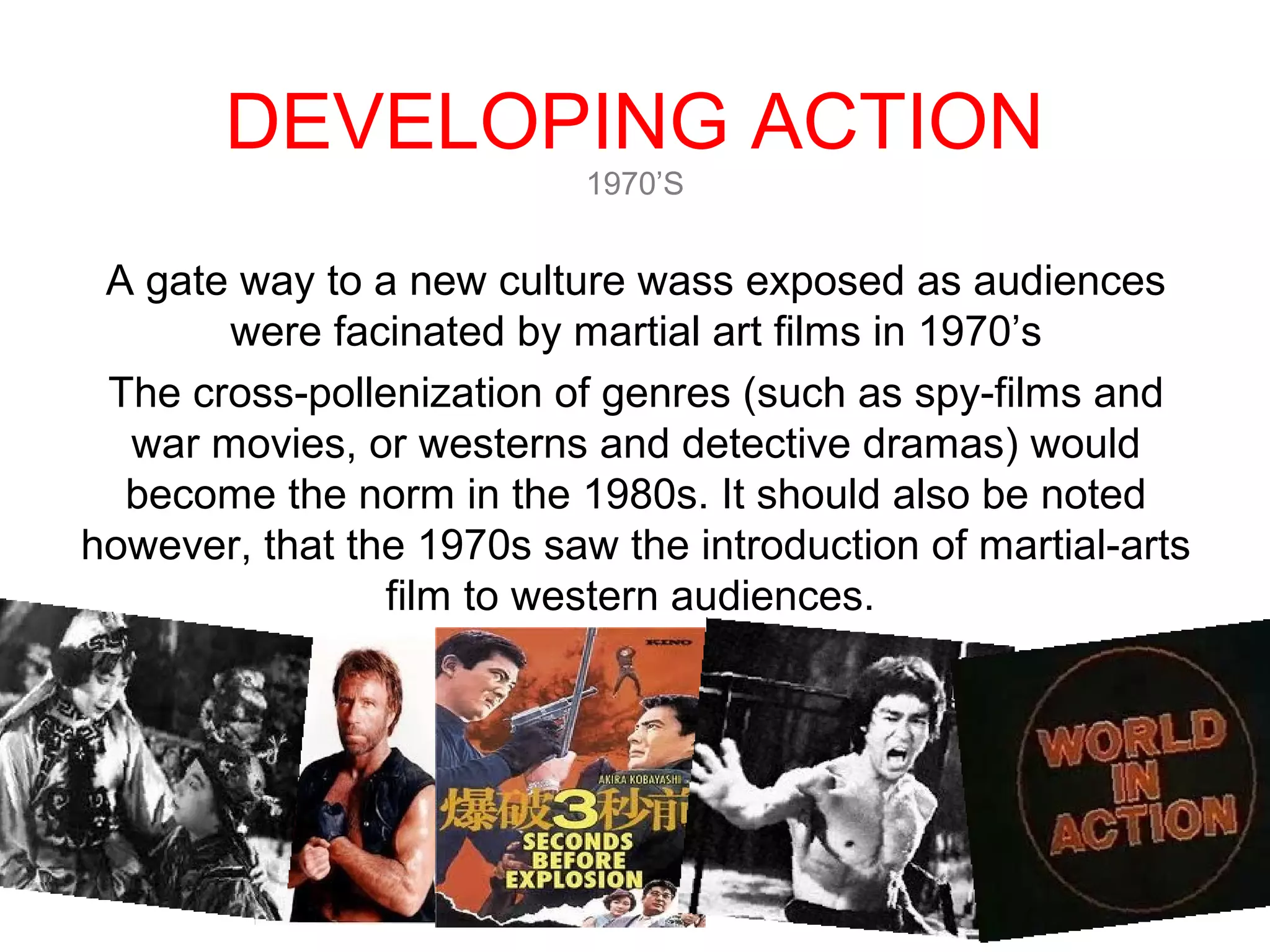 The evolution of action film genre | PPT | Western | Genres