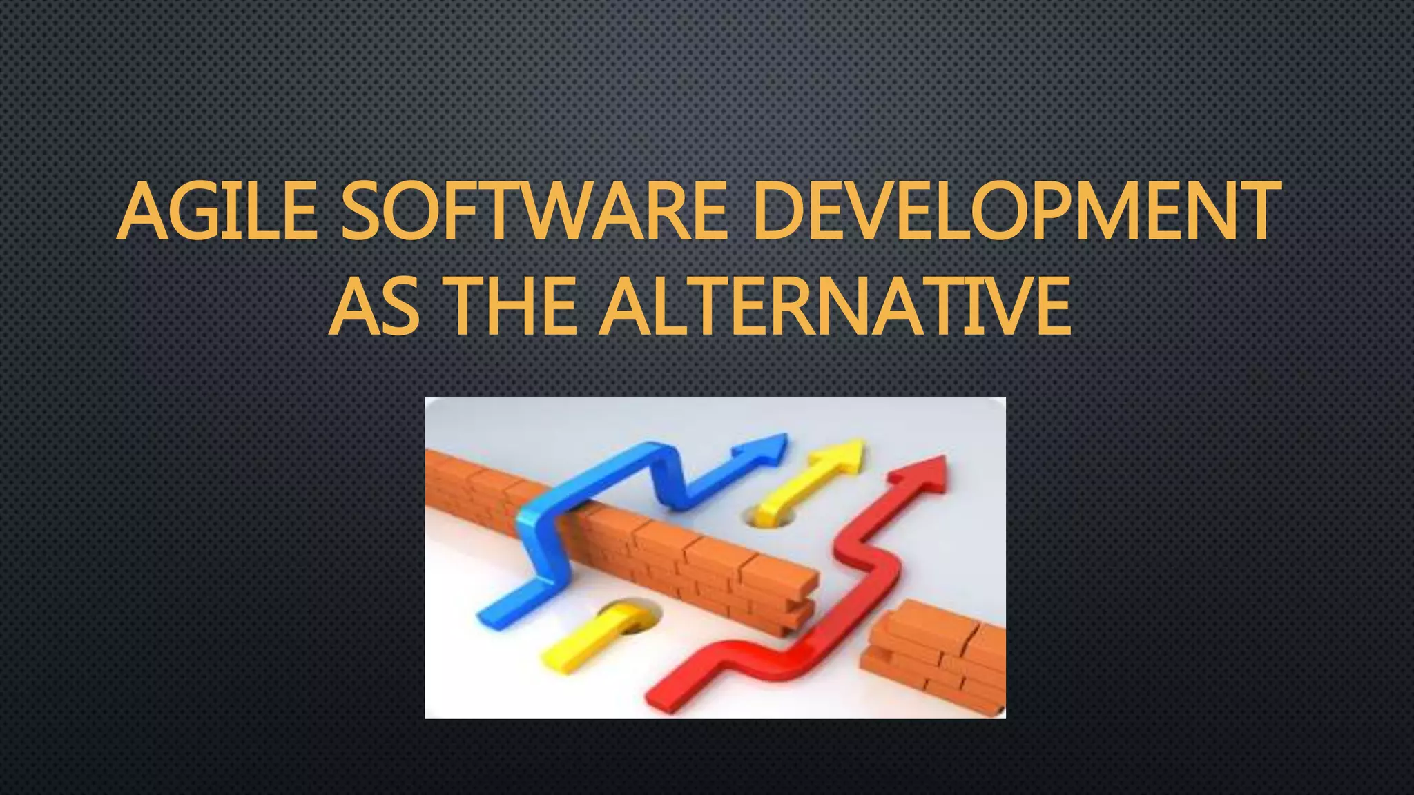 The evolution of agile development process | PPTX