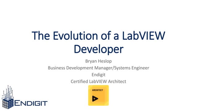 The Evolution of a LabVIEW Developer | PPT