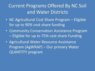 The evolution of a local soil and water | PPTX | Agriculture | Industries