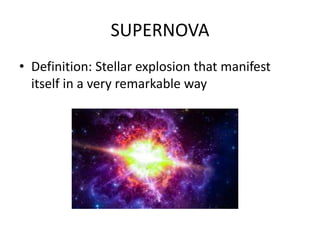 The evolution of a star. | PPT