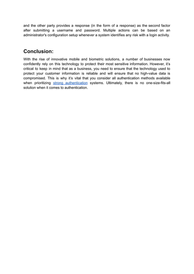 A Simplified Guide to the Evolution of Authentication! | PDF