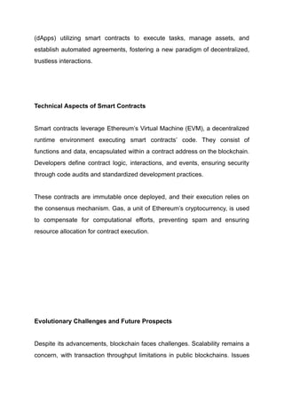 The Evolution of Blockchain Technology_ From Bitcoin to Smart Contracts.pdf