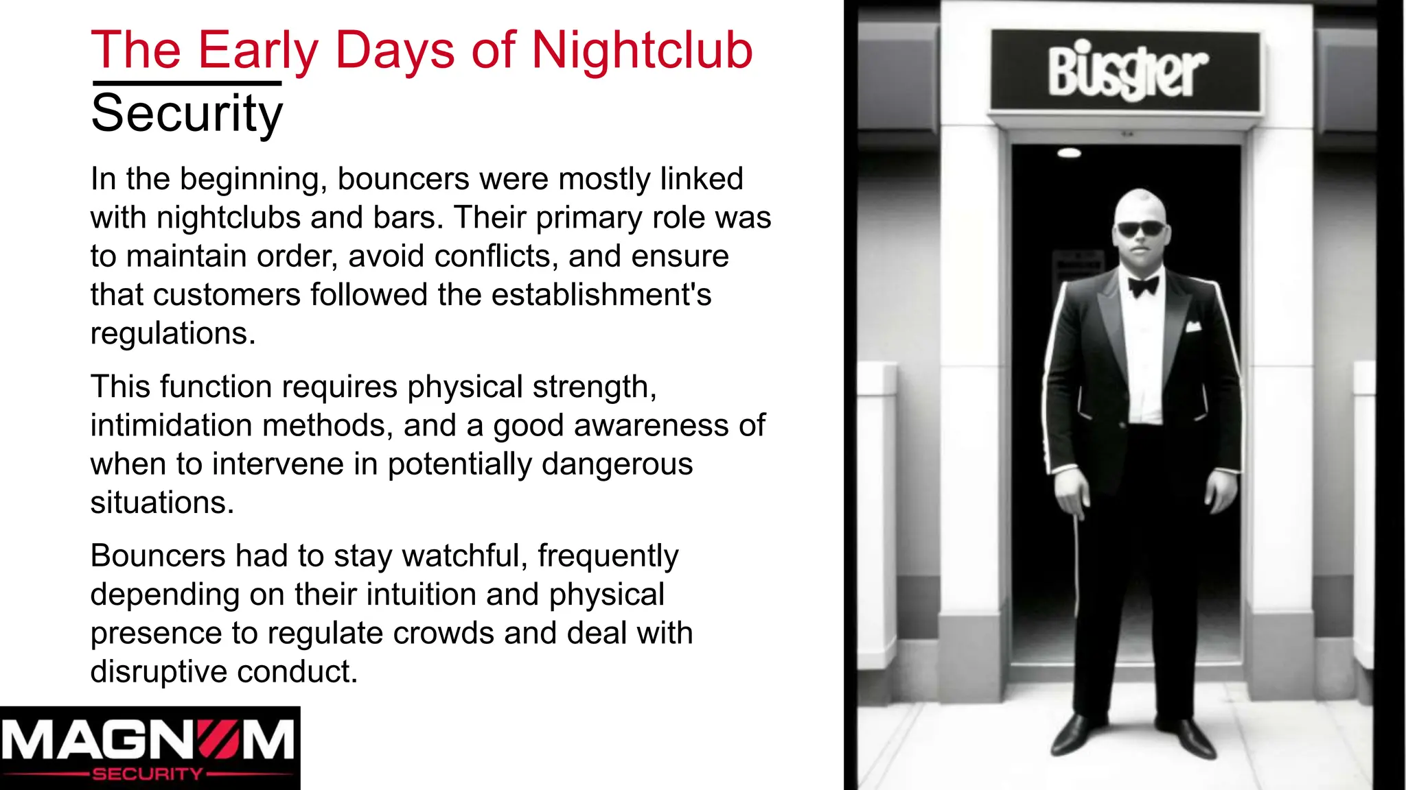 The Evolution of Bouncer Security: From Nightclubs to Corporate Events ...