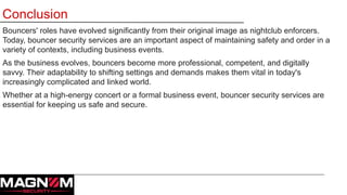 The Evolution of Bouncer Security: From Nightclubs to Corporate Events ...