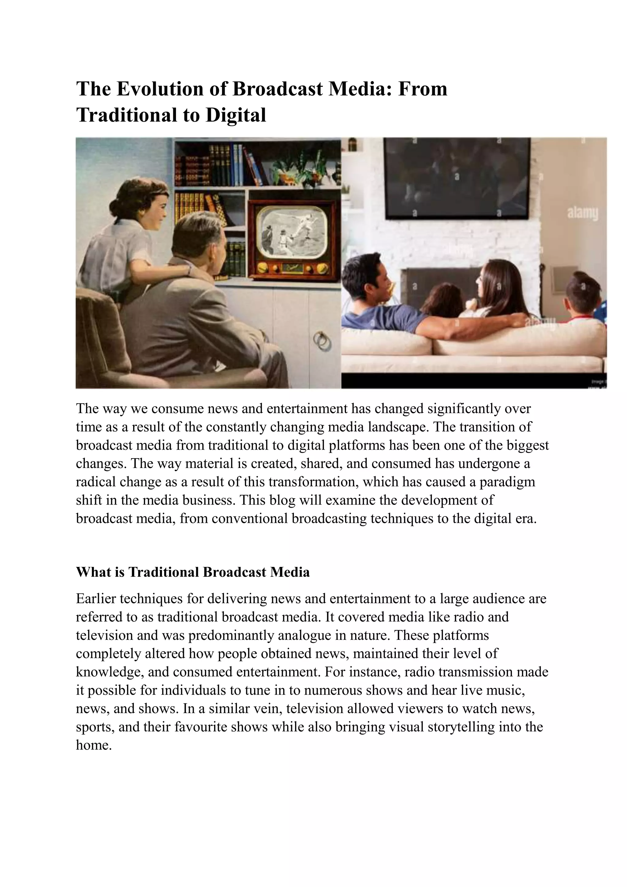 The Evolution of Broadcast Media.docx