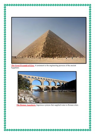 The Evolution of Civil Engineering: From Pyramids to Smart Cities | PDF
