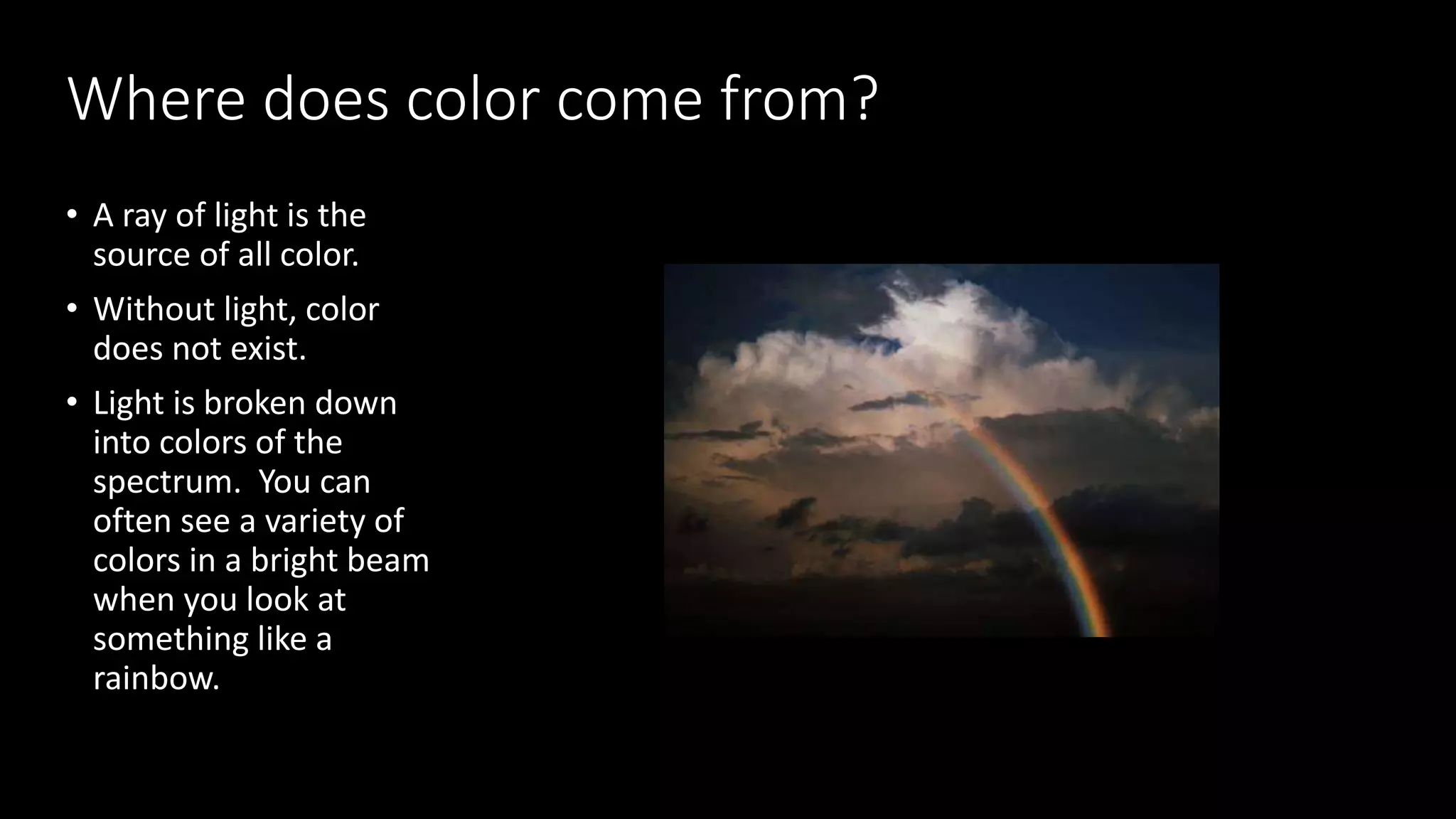 The evolution of colour theory and the still life | PPTX