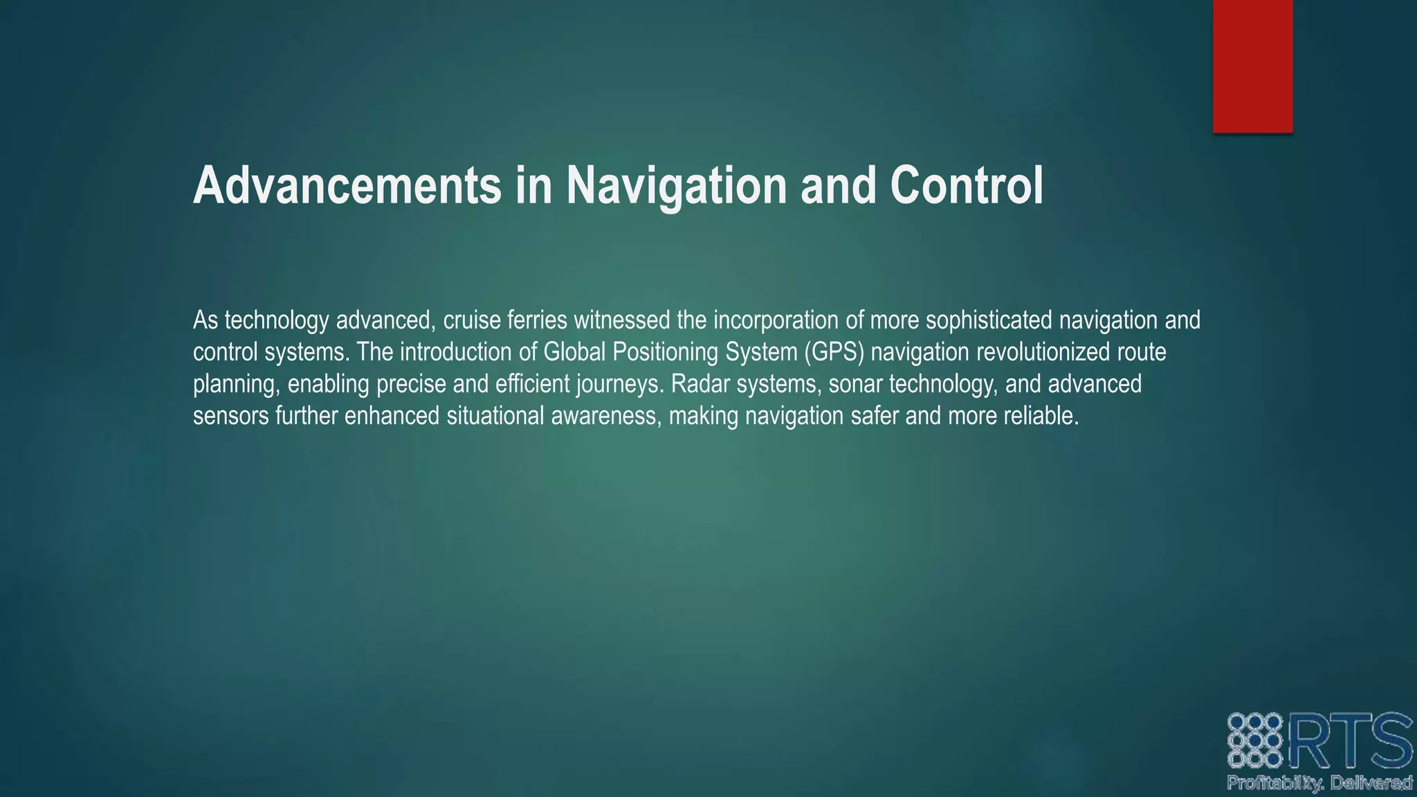 The Evolution of Cruise Ferry Automation.pptx | Cruises | Travel Type