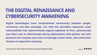 The Evolution of Cyber Threats From Viruses to Advanced Persistent ...