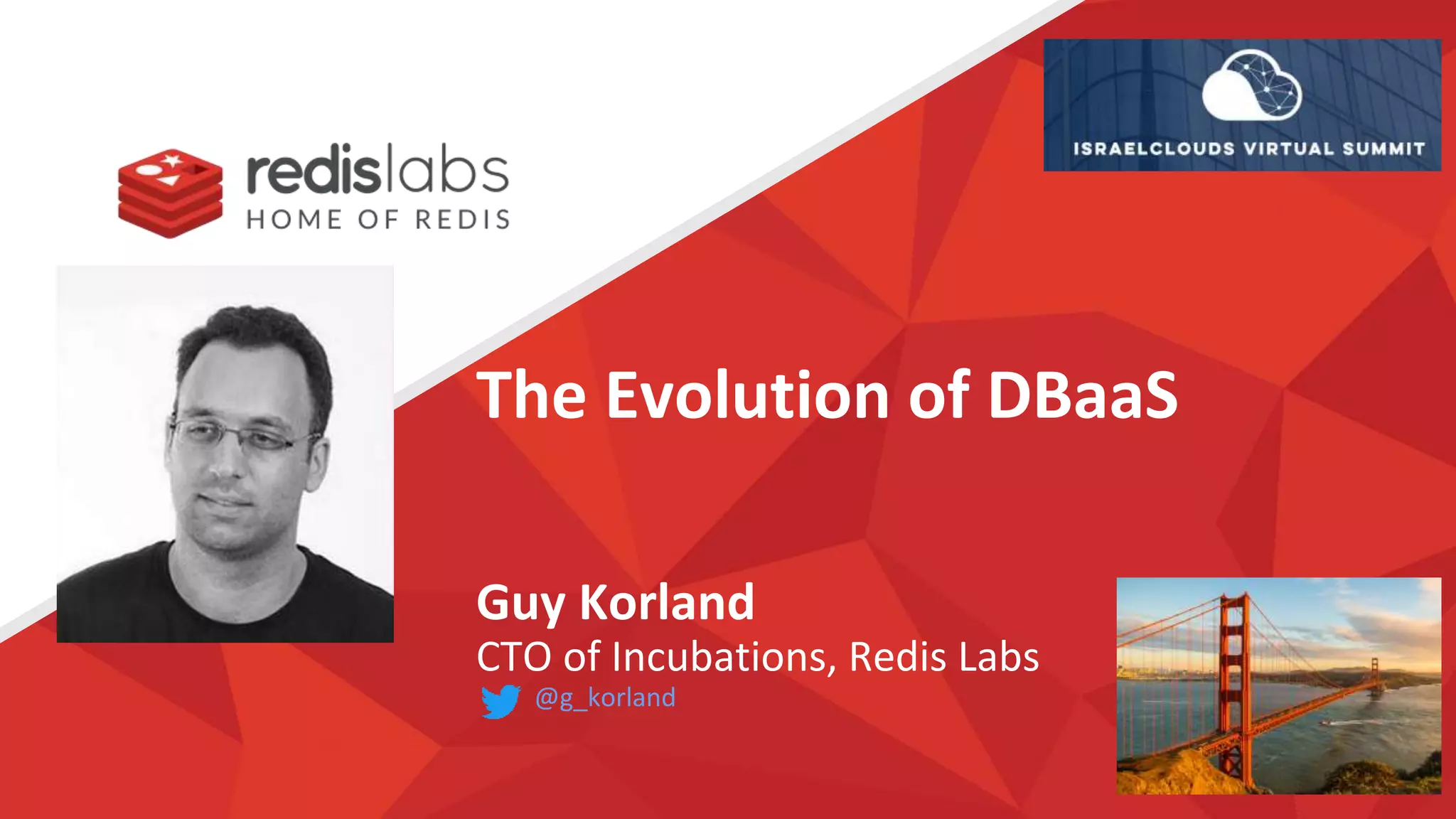 The evolution of DBaaS - israelcloudsummit | PPTX