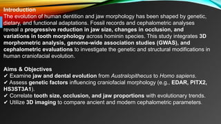 The evolution of dentition and jaws.pptx