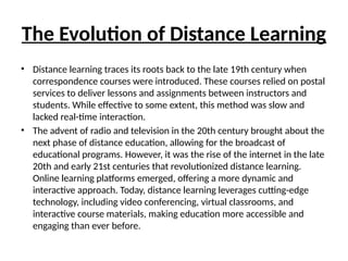 The Evolution of Distance Learning m.pptx