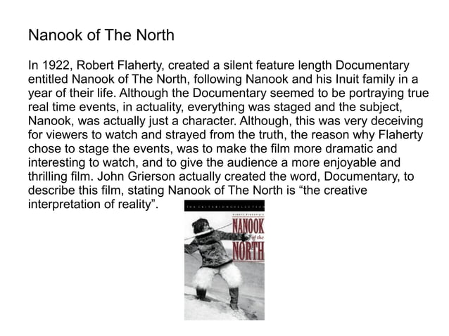 The Evolution of Documentary | ODP