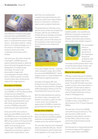 The Evolution of DOVID's on Banknotes | PDF