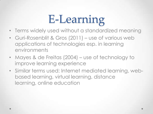 The Evolution of E-learning | PPTX | Social Networking | Internet