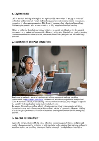 K-12 Online Schools: Exploring the Benefits and Challenges | Enterprise ...