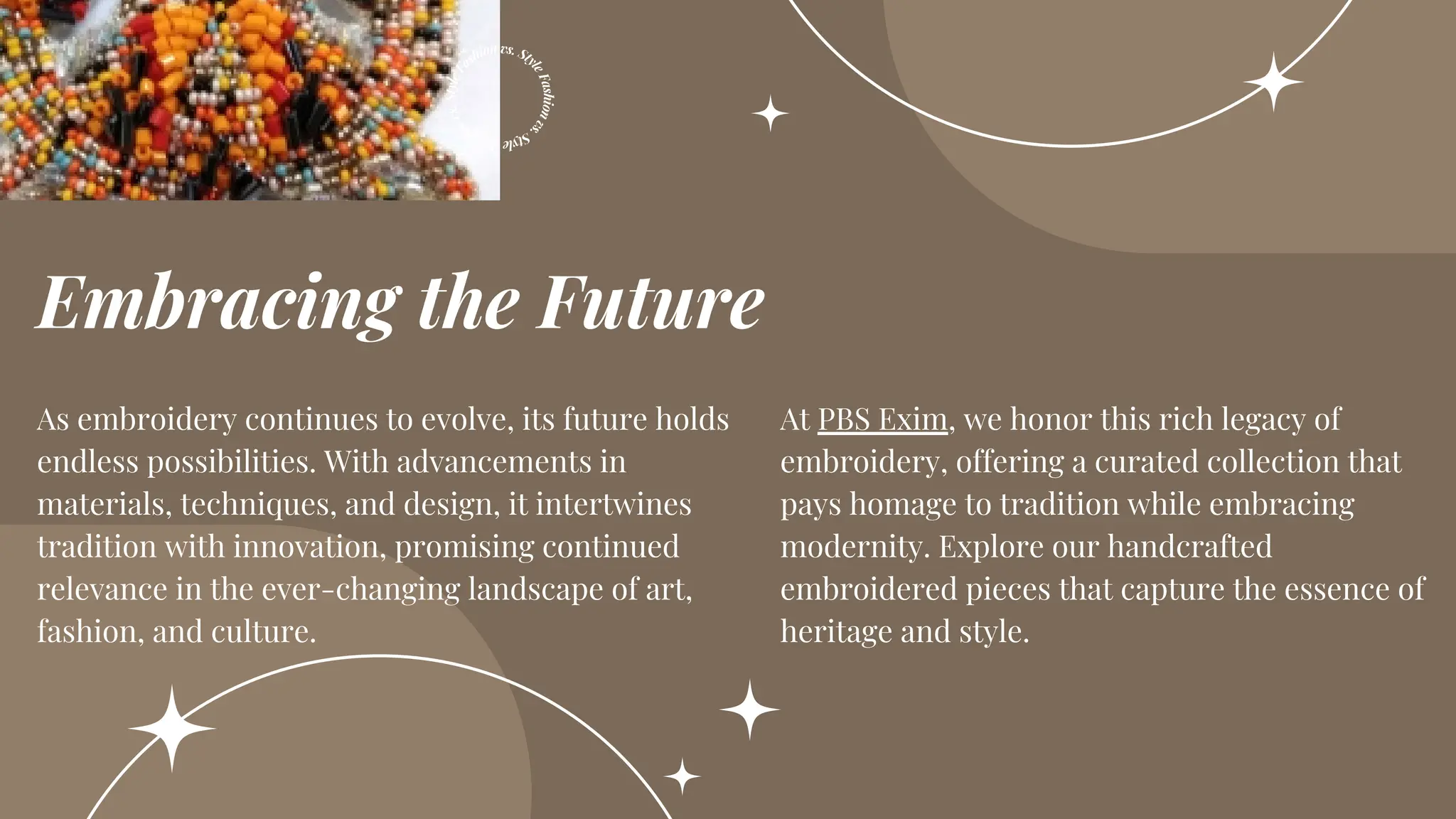 The Evolution of Embroidery: From Tradition to Trend | PDF