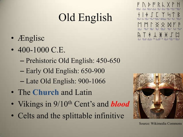 The evolution of english | PPTX