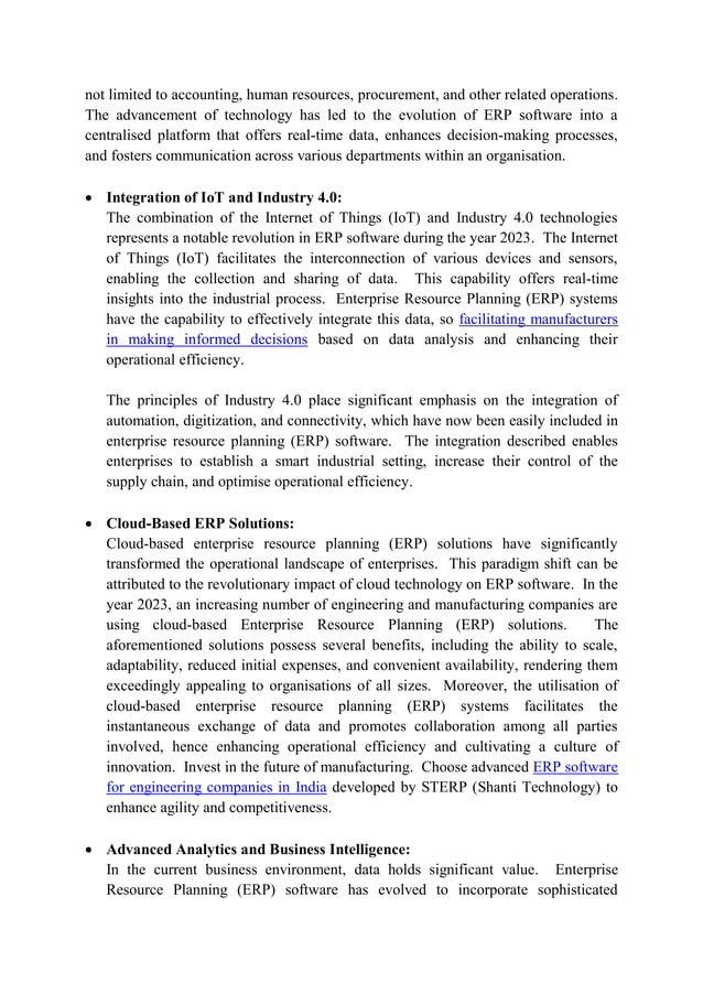 The Evolution of ERP Software: How it is Transforming Engineering and ...