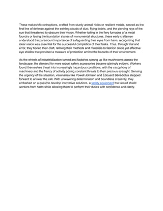 The Evolution of Eye Protection_ From Ancient Origins to Modern ...