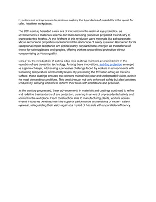 The Evolution of Eye Protection_ From Ancient Origins to Modern ...