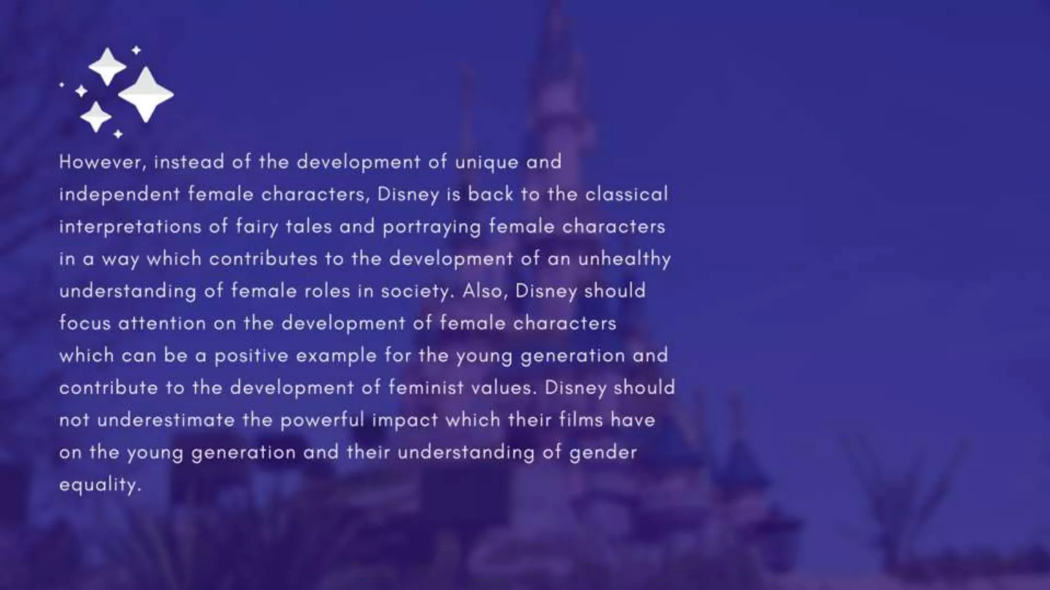 The Evolution of Female Representation in Disney Princess Films | PPTX