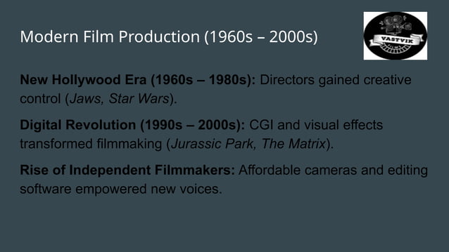 The Evolution of Film Production.ppttttx | PPT