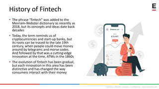 The Evolution of Fintech Space | PPTX